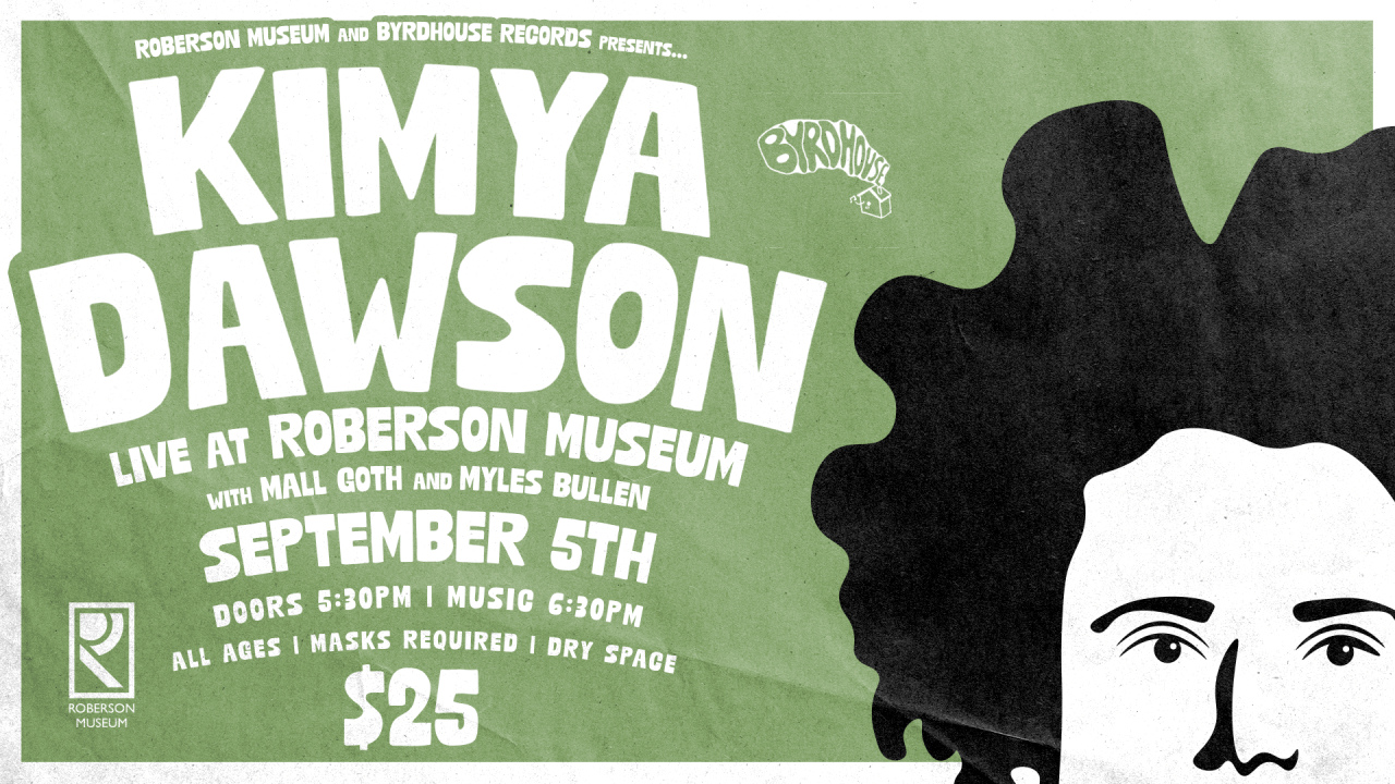 SOLD OUT: Kimya Dawson LIVE at Roberson Museum - Roberson Museum